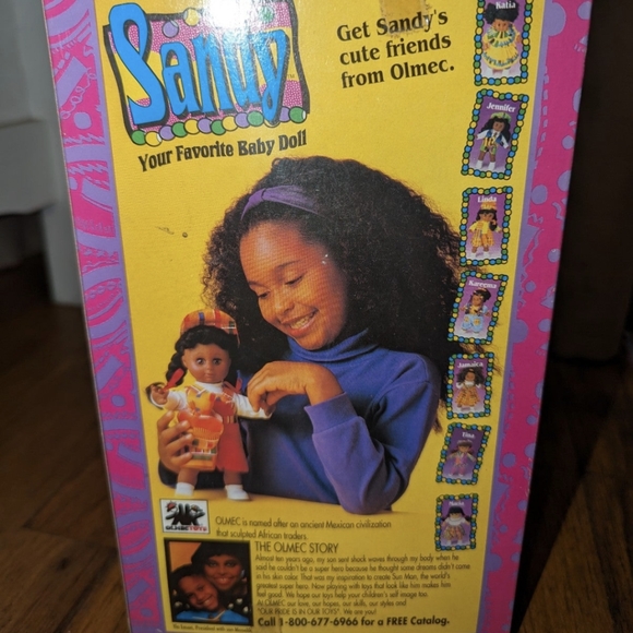 Toys | Sandy Yla Eason Olmec Baby Doll 9 12 African American Black ...